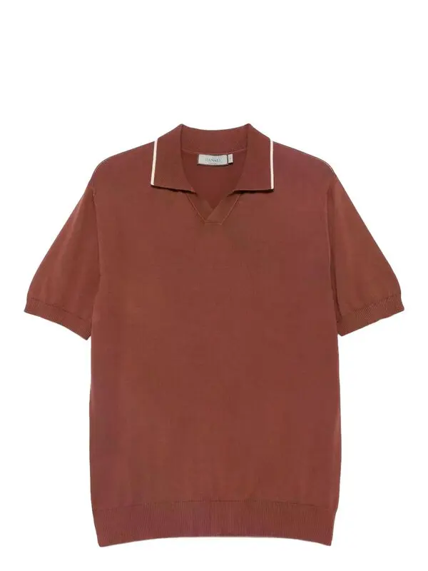 Canali Jersey T-shirt - Brown