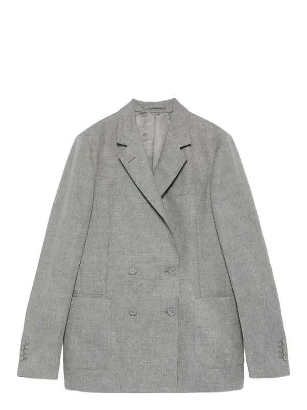 Officine Générale Mathilde Double-breasted Blazer - Grey