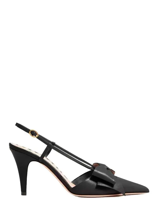 Valentino Garavani Bowow Slingback Pumps - Black