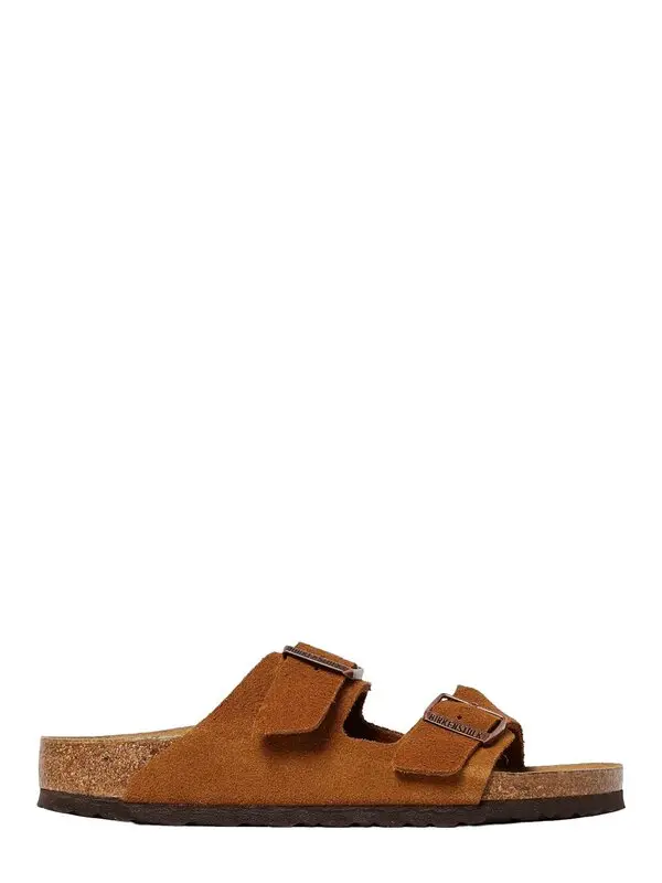 BIRKENSTOCK Arizona Suede Sandals - Brown