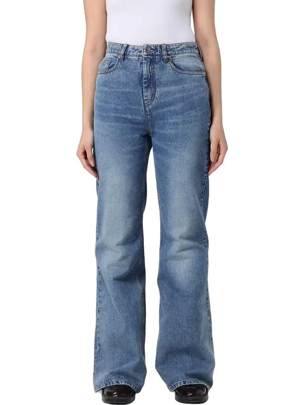 Ami Wide Leg Jeans - Blue