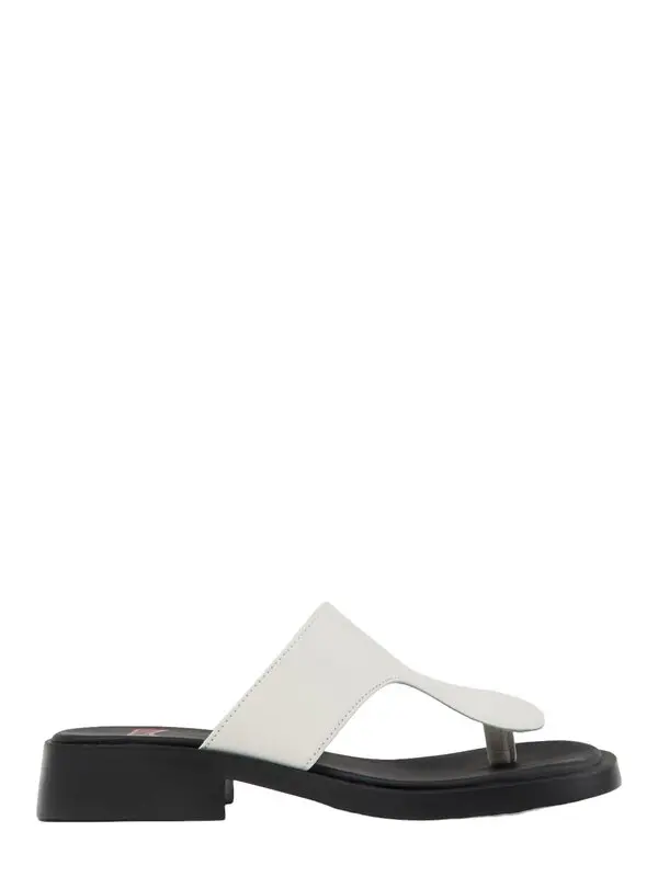 Camper Heeled Sandal - White