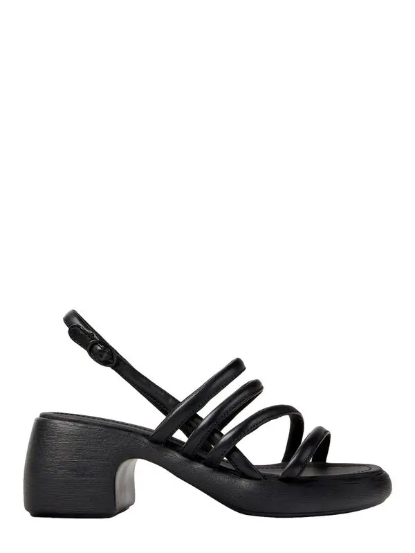 Camper Heeled Sandal - Black
