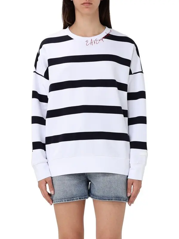 EA7 Striped Sweatshirt - Blue
