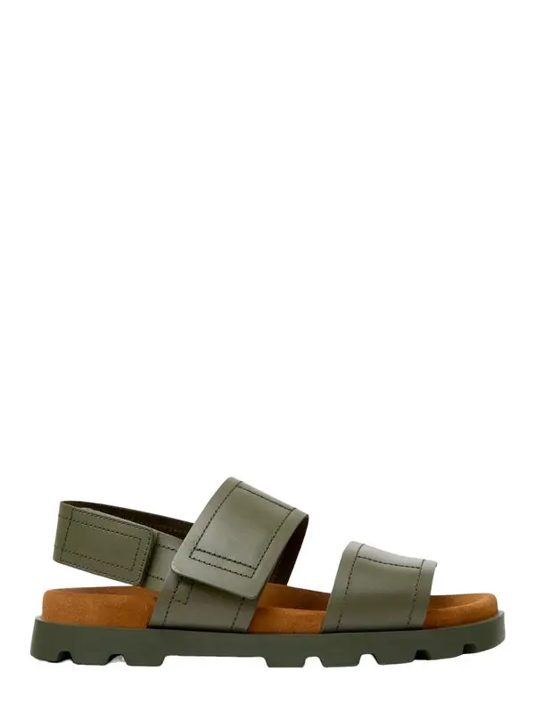 Camper Strappy Sandals - Green