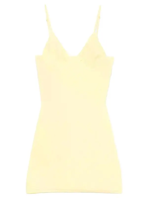 Jacquemus The Scala Mini Dress - Yellow