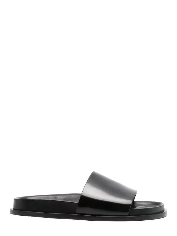 Saint Laurent Nichols Slides - Black