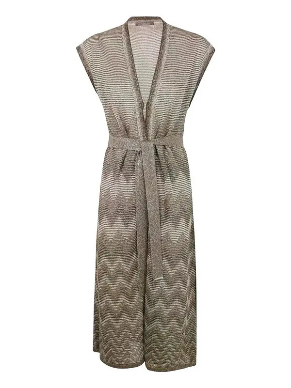 D.exterior Knitted Coat - Neutrals