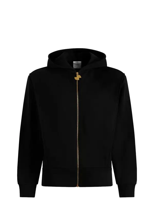 Patou Zip-up Hoodie - Black