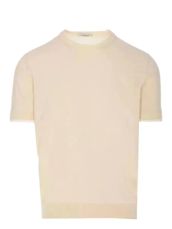 PAOLO PECORA Cotton T-shirt - Neutrals