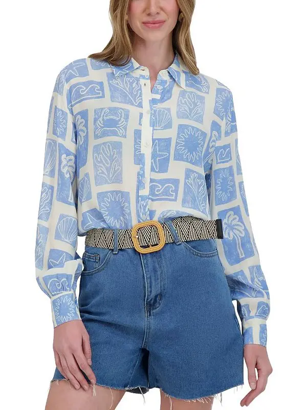POINT Georgette Shirt - Coastal Elements
