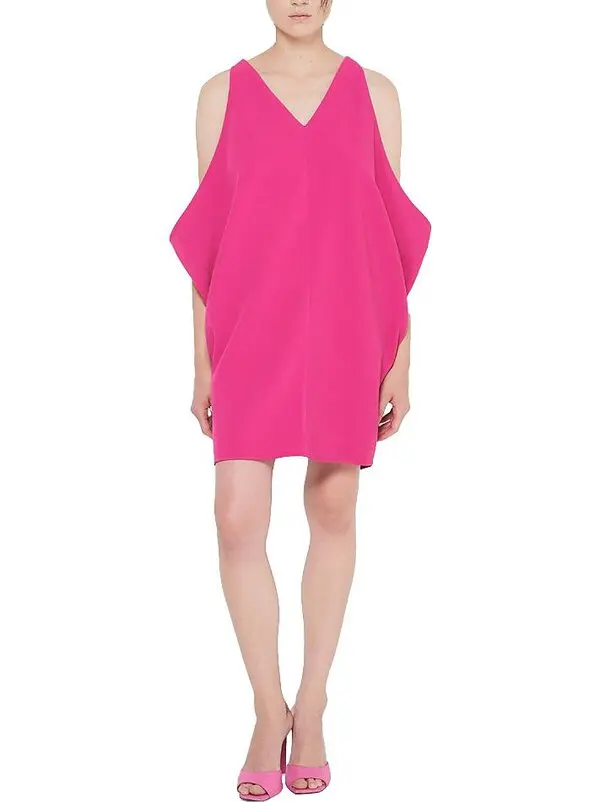 AS By DF Valentina Drape Mini Dress - Magenta