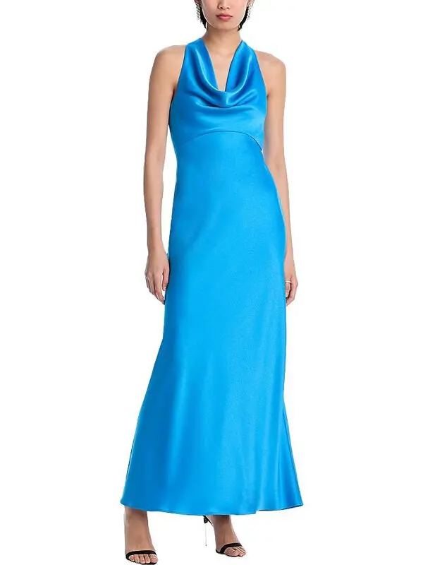 UNGARO Katniss Dress - Aegean Blue