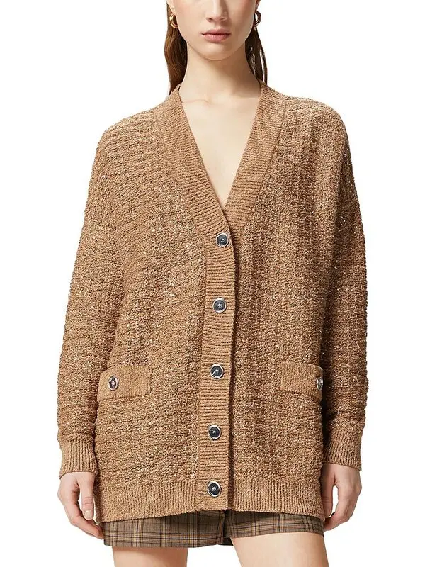 Pinko Mezzo Cardigan - Beige Chanterelle
