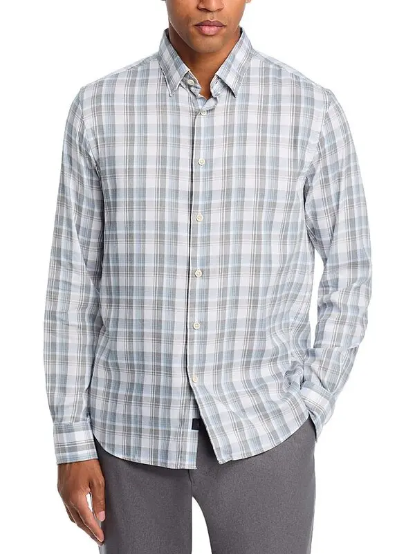 Faherty Brand Movement Monterrey Shirt - Morning Mist Plaid