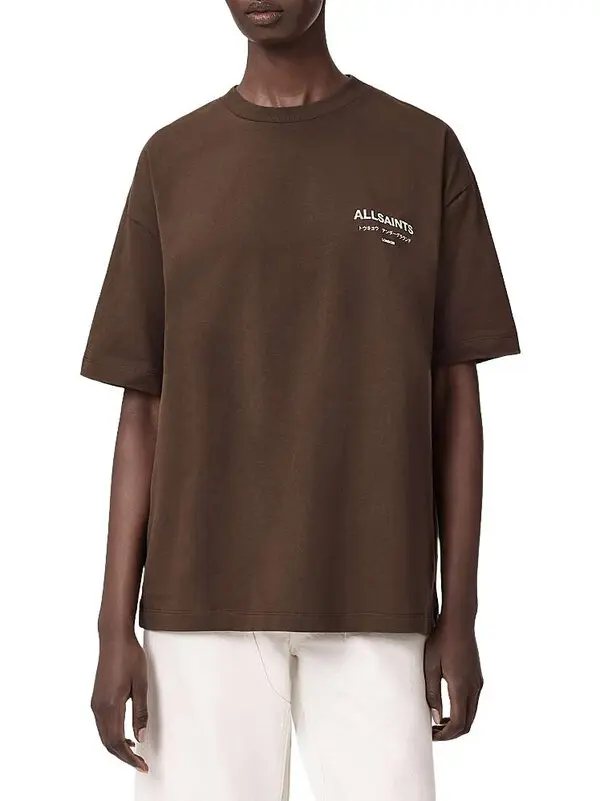 ALLSAINTS Underground Etta Tee - Bitter Brown