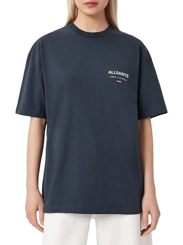 ALLSAINTS Underground Etta Tee - Moonstone