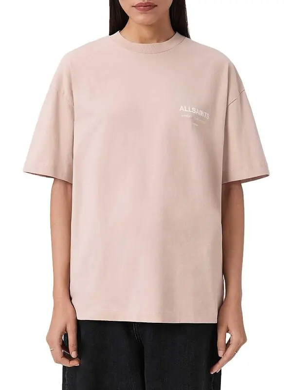 ALLSAINTS Underground Etta Tee - Soft Pink