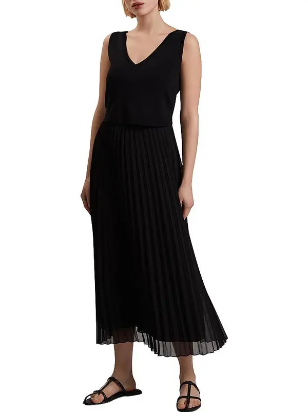 Ted Baker London Larnahh Pleated Cami Dress - Black