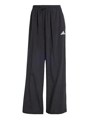 Adidas Essentials 3-stripes Lifestyle Woven Parachute Tracksuit Bottoms - Black/white
