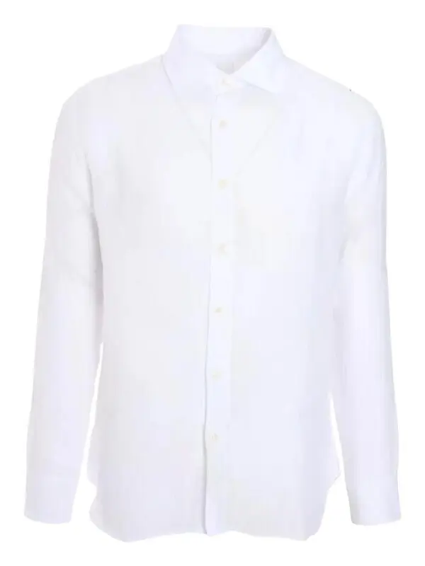 120% Lino Linen Shirt - White