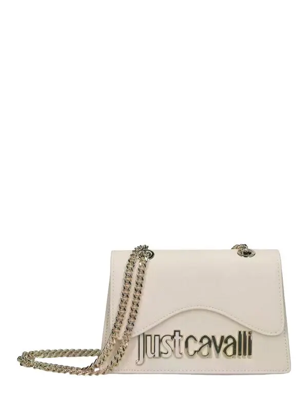 Just Cavalli Logo-lettering Mini Bag - Neutrals