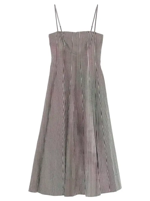 Staud Wylie Midi Dress - Brown