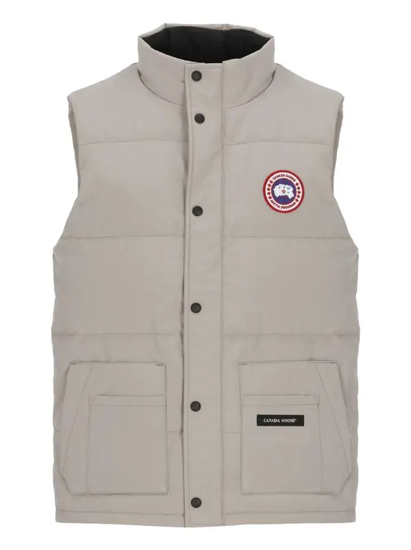 Canada Goose Padded And Quilted Vest - Beige