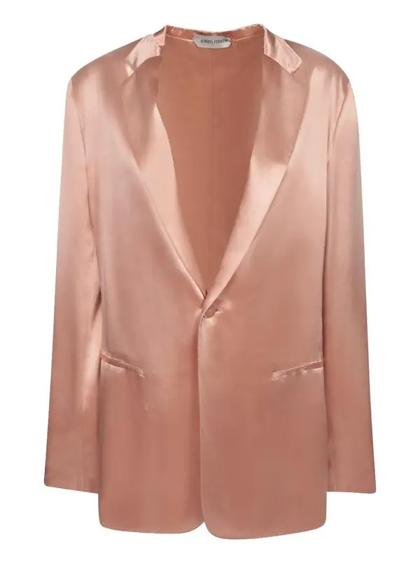 Alberta Ferretti Relaxed Fit Jacket - Pink