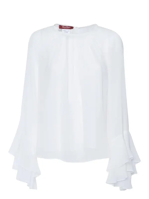 MAX MARA STUDIO Shirt Top Tunic - White