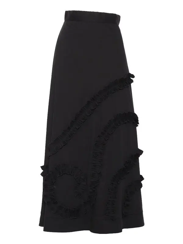 CLIPS Pleated Skirt - Black