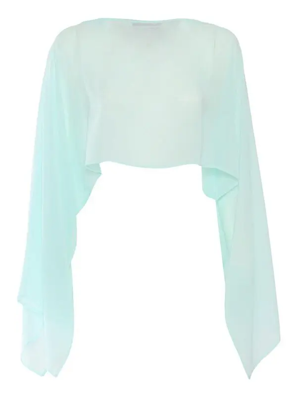 CLIPS Chiffon Jacket - Blue