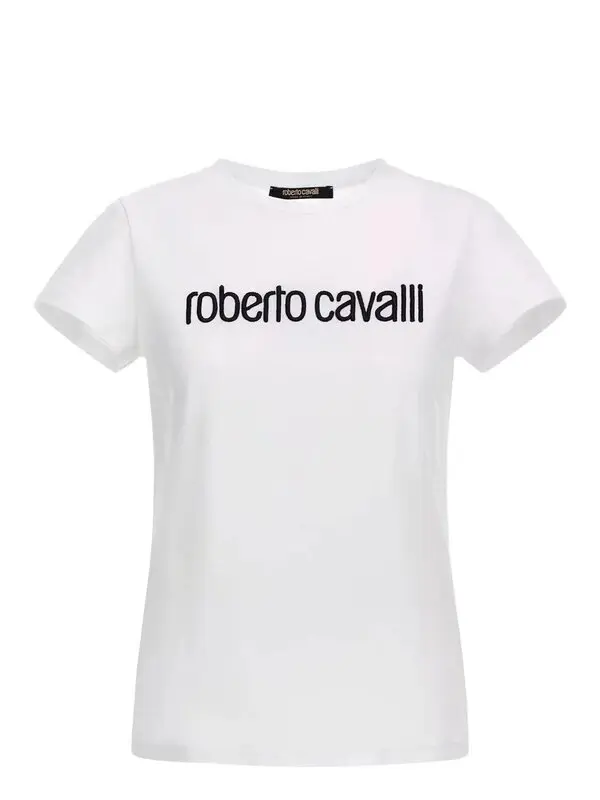 Roberto Cavalli Logo-print T-shirt - White