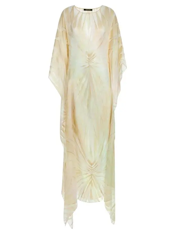 Roberto Cavalli Satin Maxi Dress - Neutrals