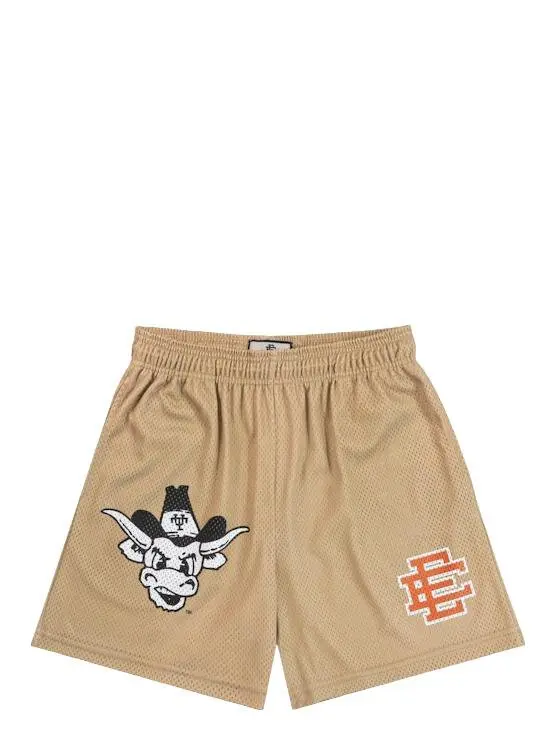 ERIC EMANUEL Ee Basic University Of Texas Short - Brown/orange Ee