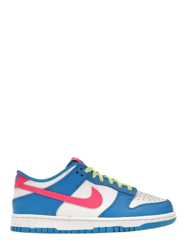 Nike Dunk Low Sneakers - Photo Blue/white/light Lemon Twist