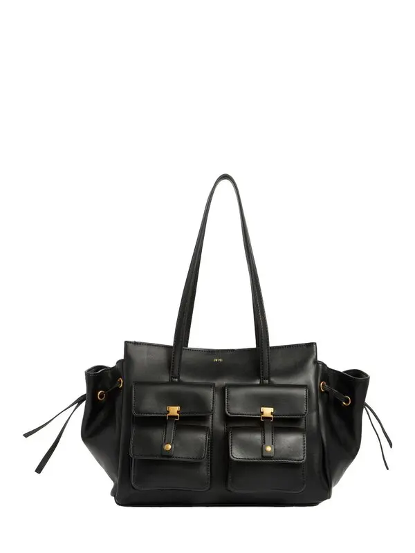 Jw Pei Linda Small Faux Leather Tote - Black