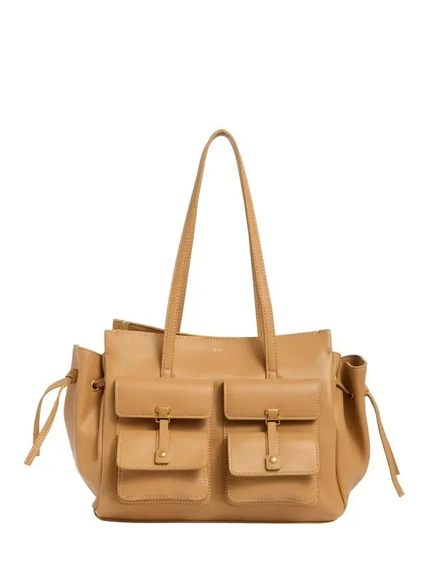 Jw Pei Linda Small Faux Leather Tote - Latte