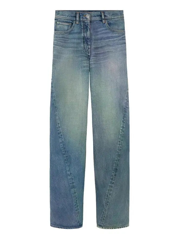Versace Wide Leg Jeans - Blue