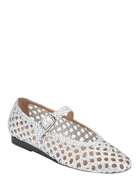 Marc Fisher Evonna Mary Jane Flat - Silver