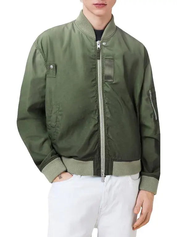 ALLSAINTS Cascade Bomber Jacket - Island Green