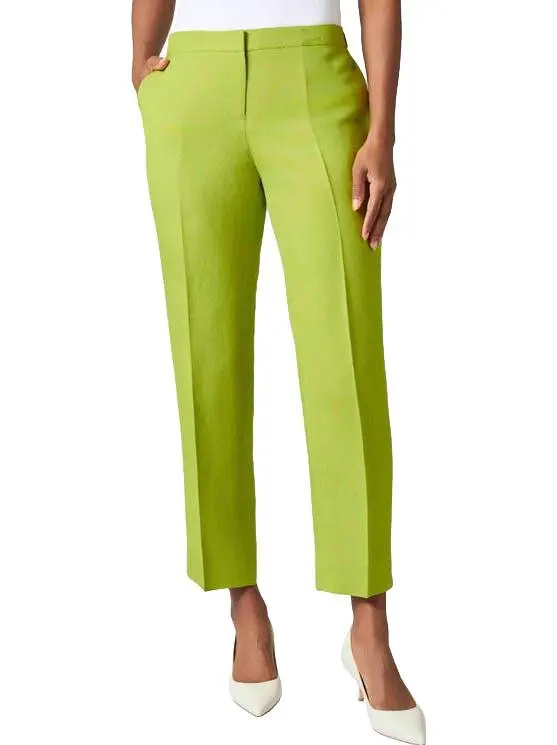 KASPER Pull-on Trouser Pants - Kiwi