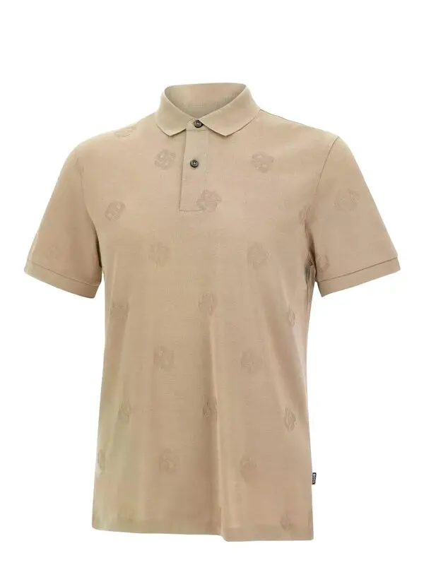 BOSS Mercerized Cotton Polo Shirt - Neutrals