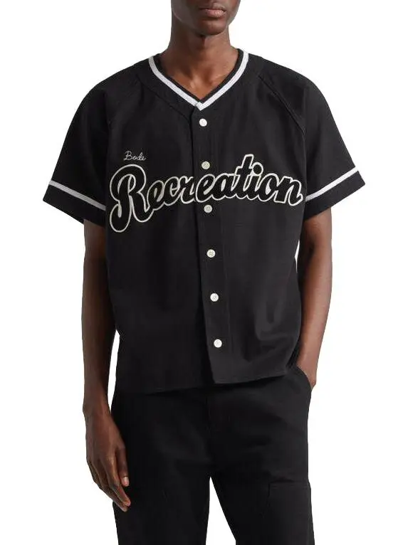 BODE Baseball Shirt - Black