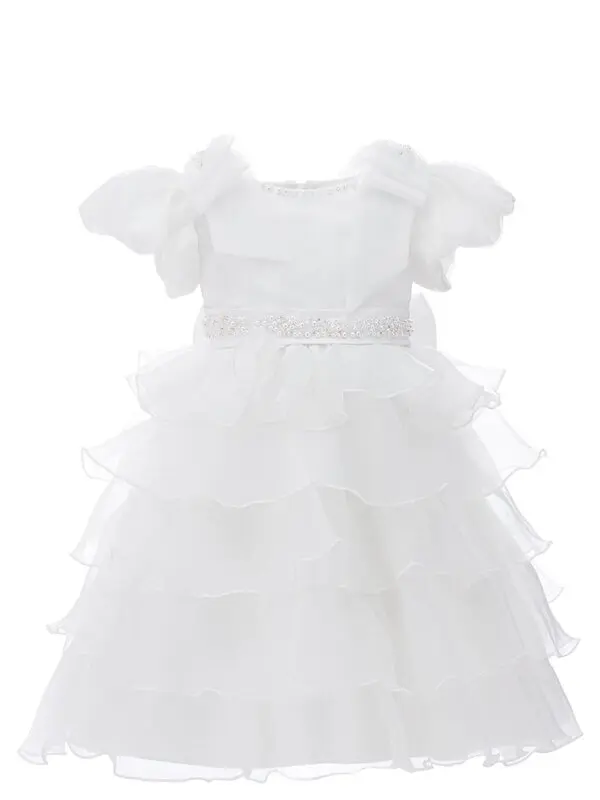 TULLEEN Bonaventura Ruffle Dress - White