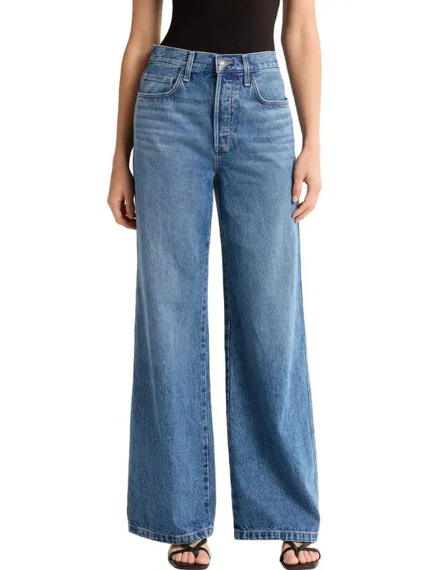 FAVORITE DAUGHTER The Masha High-waist Wide-leg Jeans - Long Beach