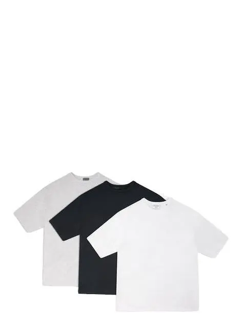 INDUSTRIE AUSTRALIA The Del Sur T-shirt - White Grey Black