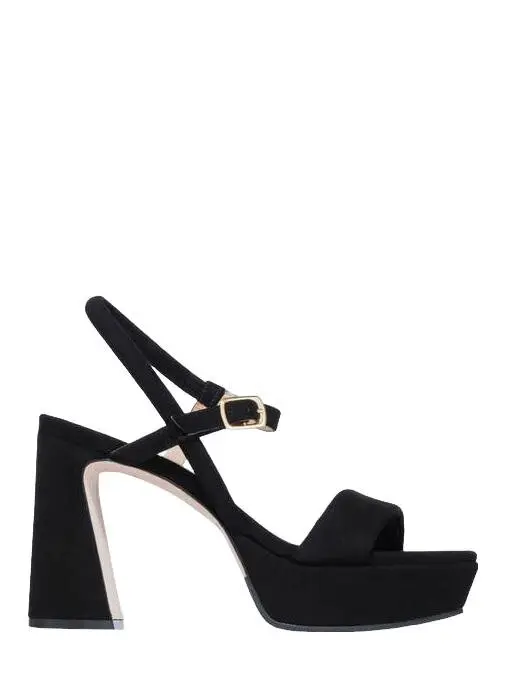Bernardo Ventura Platform Sandal - Black Patent