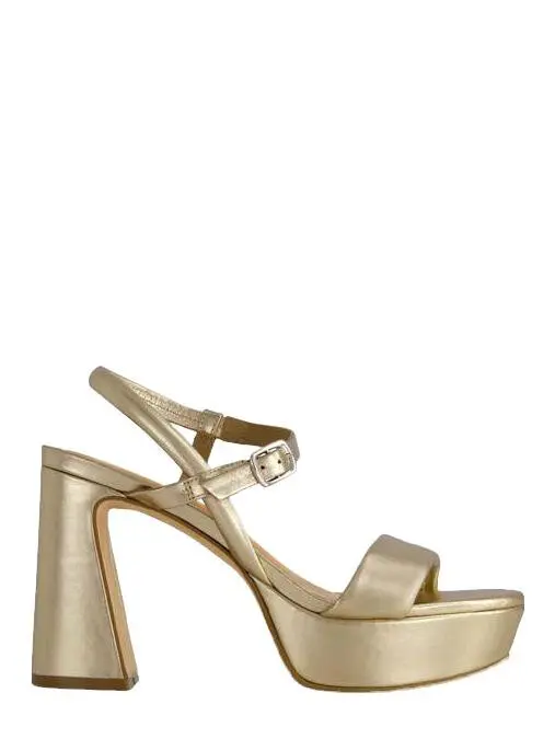 Bernardo Ventura Platform Sandal - Champagne