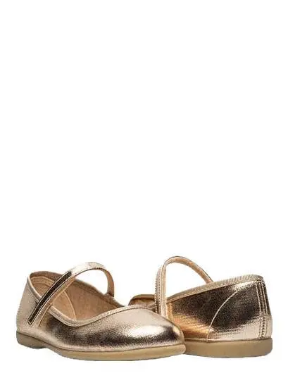 CHILDRENCHIC Mila Mary Jane Flat - Gold